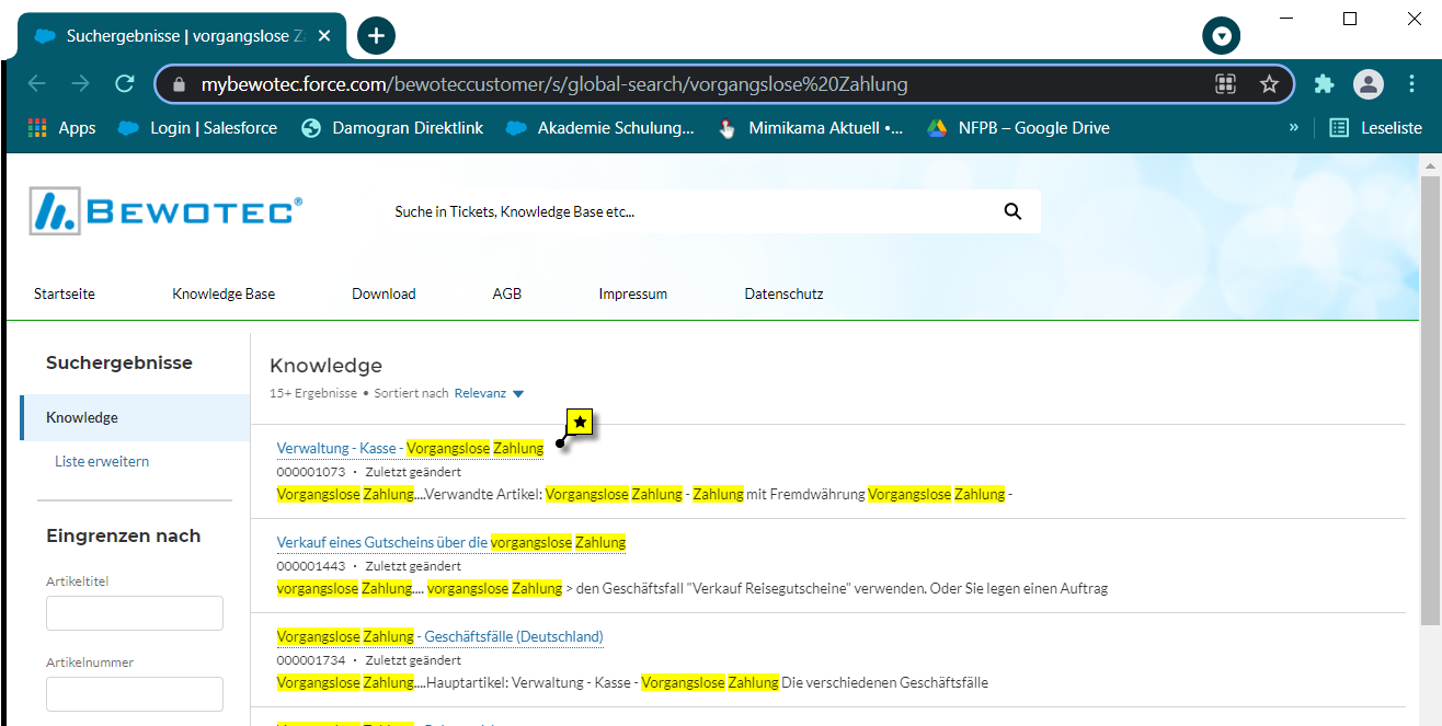 Erste Schritte myJACK