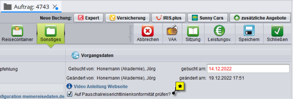 Vorgang - Übersicht